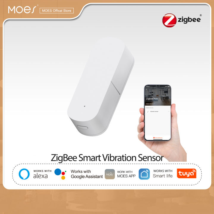 Moes Zigbee Smart Vibration Sensor Detection,Tuya Smart Life APP Notification,Real-Time Motion ...
