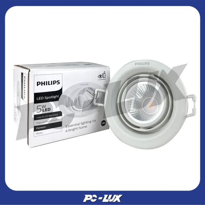 PHILIPS ดาวน์ไลท์ LED spotlight 59775 Pomeron 5 วัตต์ สี WARMWHITE ...