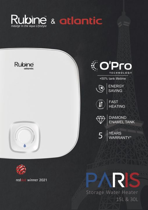 ( New launched ) Rubine X Atlantic electric storage heater white/ black ...