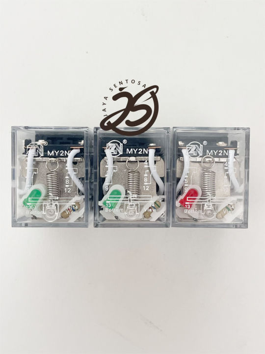 10 BUAH RELAY MY2N 12V MY2N 24V MY2N 220V MERK ZN RELAY MY2 N 220VOLT ...