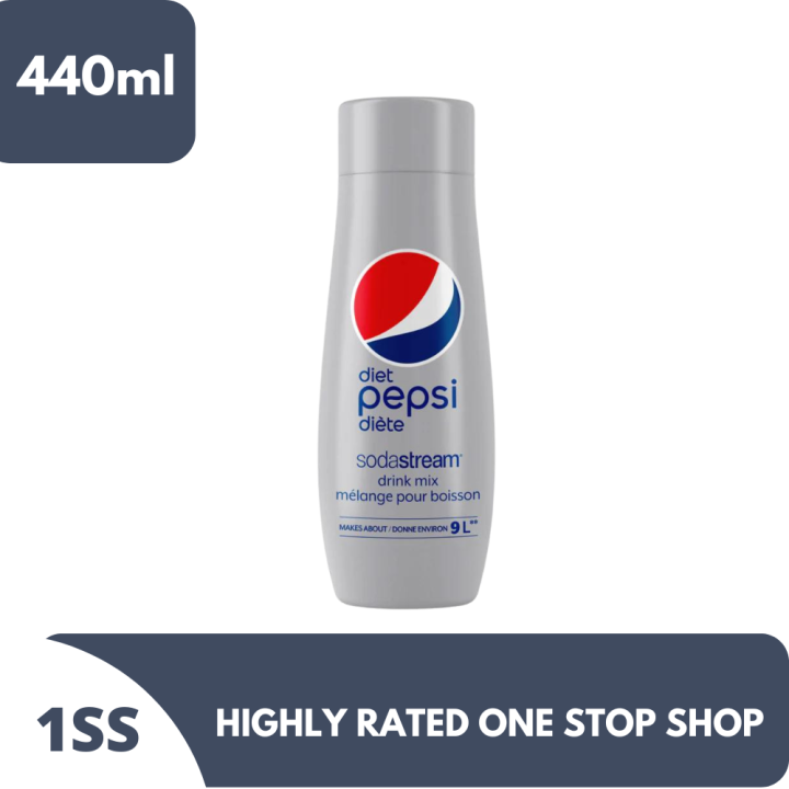 Diet Pepsi Sodastream Drink Mix 440ml | Lazada PH