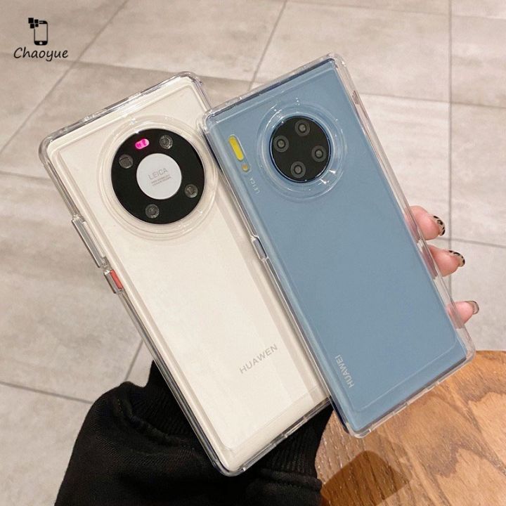 TPU เคสโทรศัพท์ กันกระแทก โปร่งใส Huawei Mate 50 40 20 P60 P50 P40 P30 Pro Plus Pro+ 4G 5G 2023 ...