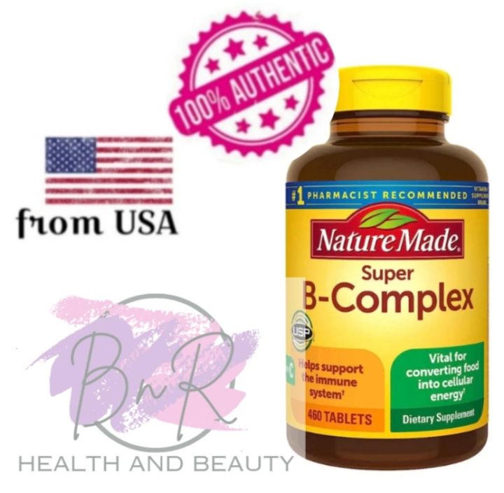 Nature Made Super B Complex 460 Tablets | Lazada PH