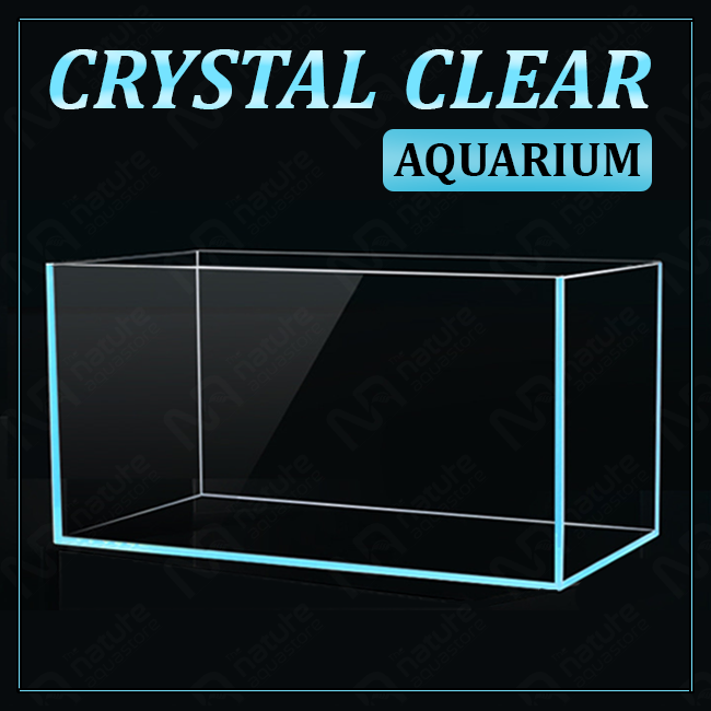 AQUARIUM Fish Tank Crystal Clear Tank Square Tank 30cm / 36cm / 45cm ...