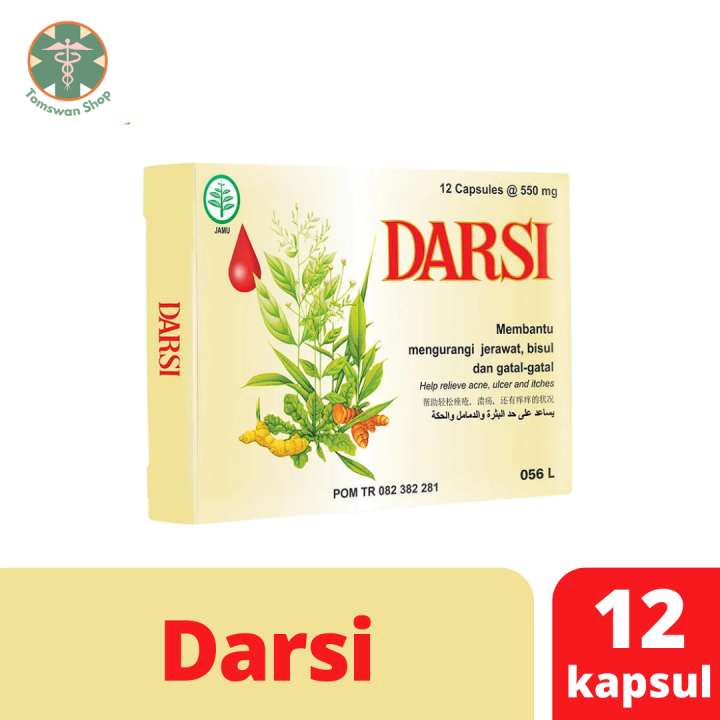 DARSI Obat Jerawat Herbal 12 Kapsul | Lazada Indonesia