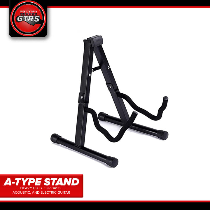 A-Type Vertical Guitar Stand for Acoustic Guitar Bass Guitar and ...