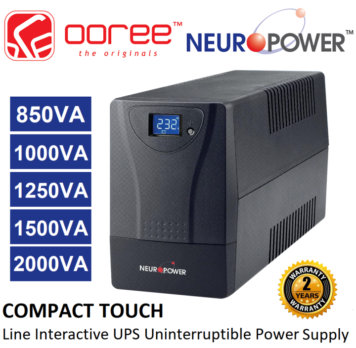 NEUROPOWER COMPACT TOUCH SERIES UPS AVR COMPACT TOUCH 850T (850VA ...