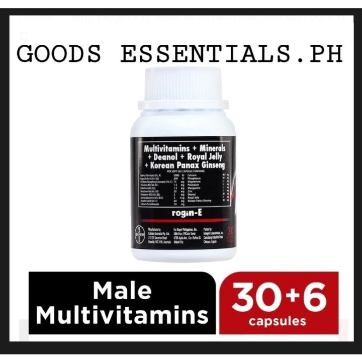 Rogin-E Multivitamins for Men 12Capsules | Lazada PH
