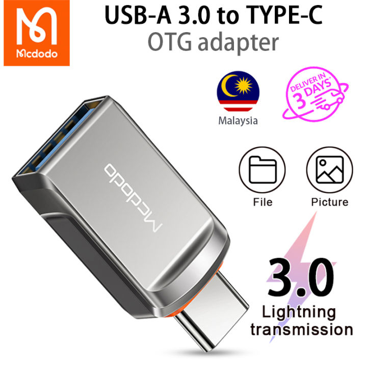 Local seller 】Mcdodo USB3.0 to Type-C OTG adapter Android phone mouse ... Local seller 】Mcdodo USB3.0 to Type-C OTG adapter Android phone mouse ...