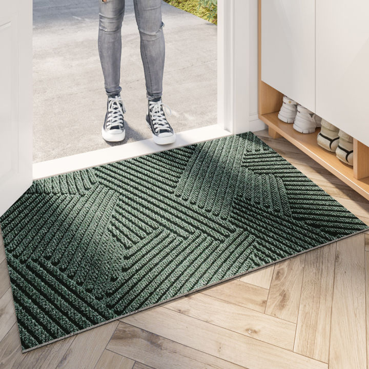 Nordic Silk Loop Entrance Door Mat Outdoor Rug Welcome Door Mat Carpet ...