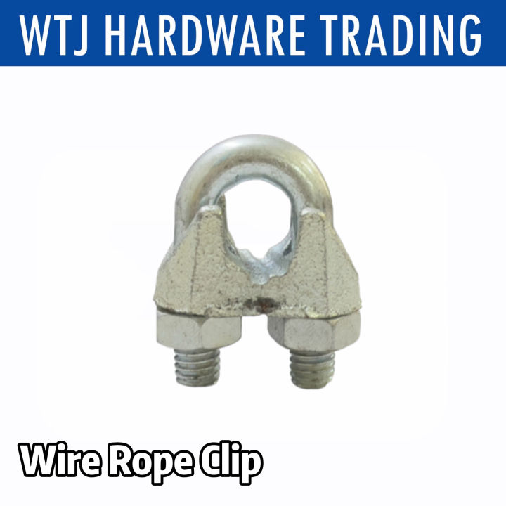 GALVANIZED WIRE ROPE CLIP 6mm to 12mm OR U-BOLT CLAMP OR CLIP FOR ...