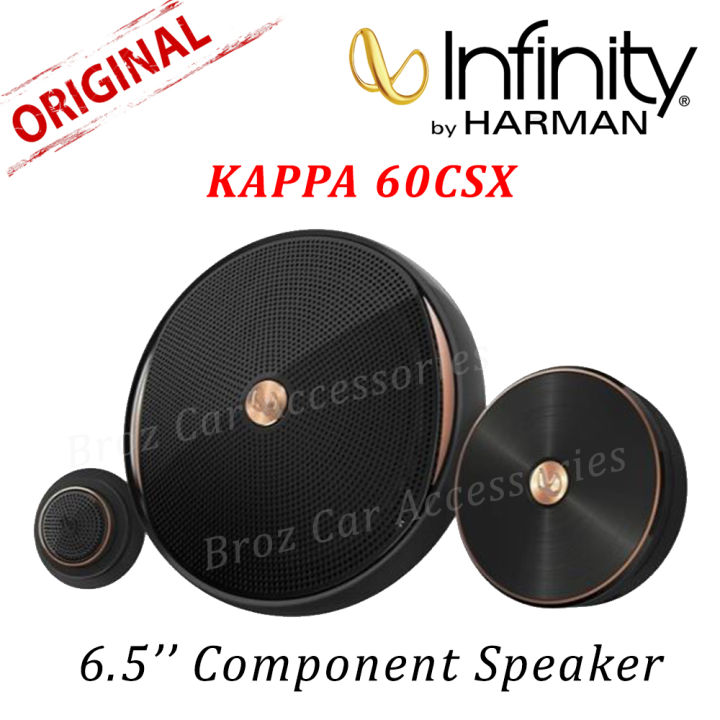 INFINITY Kappa 60csx 6.5" High Performance 2 Way Component Speaker Car ...