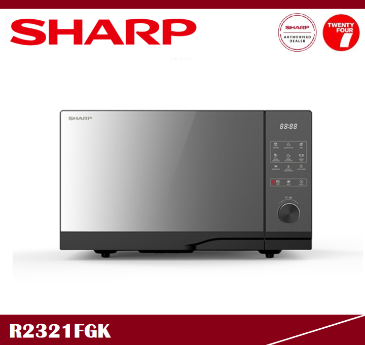 SHARP 23L Maintenance Digital Dial Flatbed Microwave Oven R2321FGK | Lazada