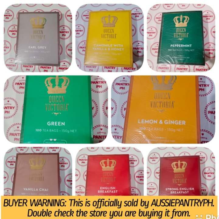 BOX 100PCS TEABAGS QUEEN VICTORIA TEA IMPORTED FROM AUSTRALIA | Lazada PH