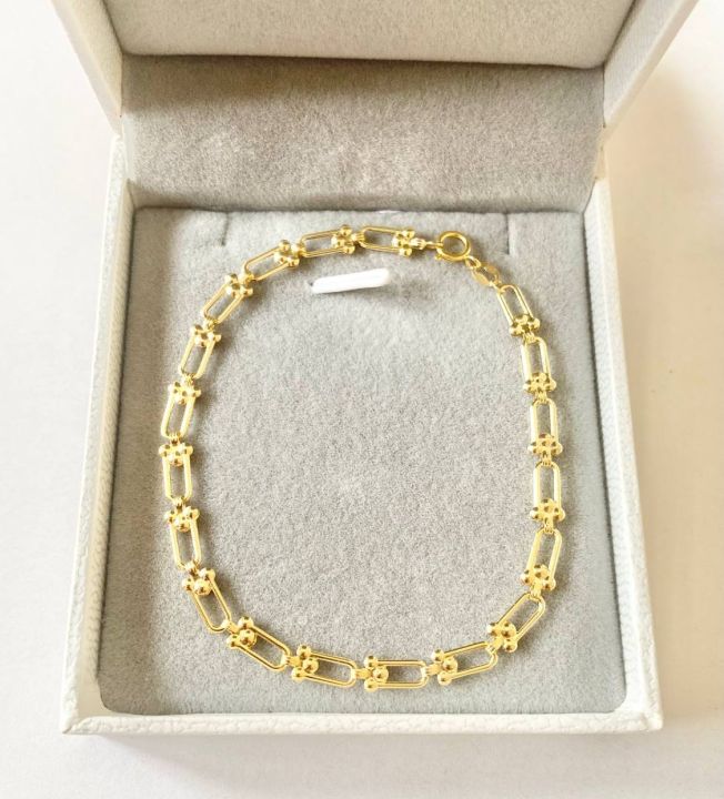 Pawnable 18K Gold Thin Inspired Bracelet | Lazada PH