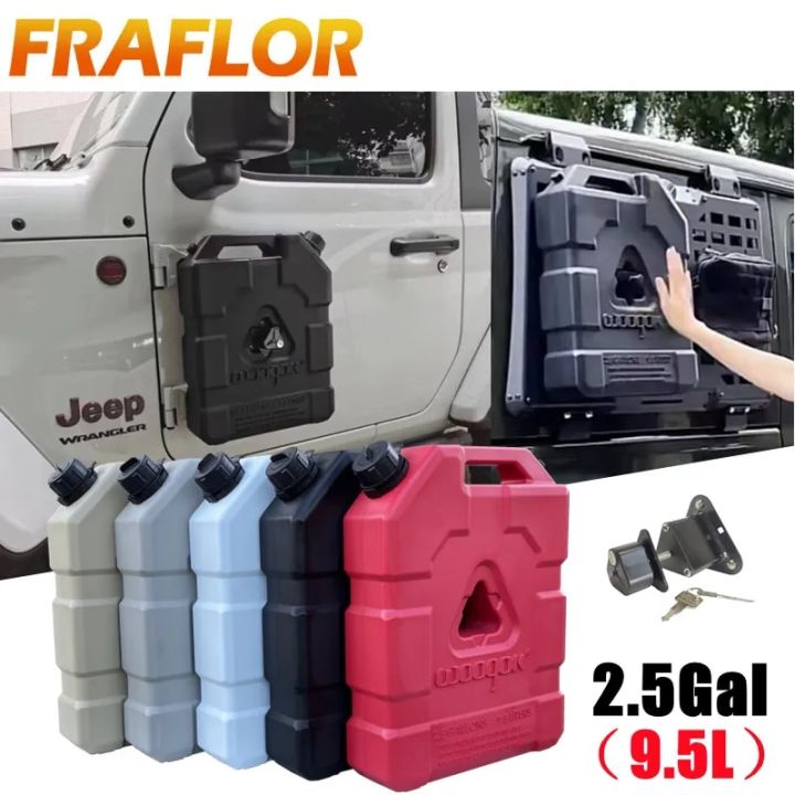 【Trusted】 10l 2.5gal Car Wrangler Motorcycle Jerry Can With Lock Spare ...