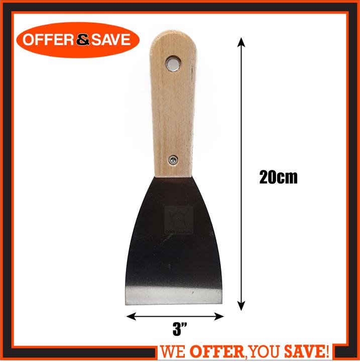 Classic Wooden Handle Wall Scrapper / Paint Scrapper - 2 Inch / 3 Inch ...
