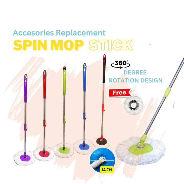 360 Easy Spin Mop Hand Free Extendable Water Absorption High Quality ...