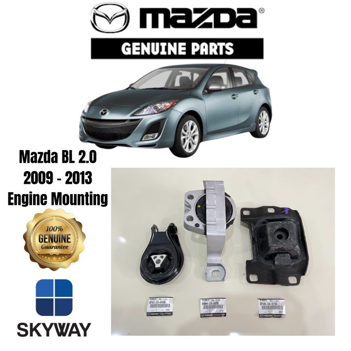 Genuine Original Mazda - Mazda 3 BL 2.0 ( 09 - 13 ) Engine Mounting Set ...