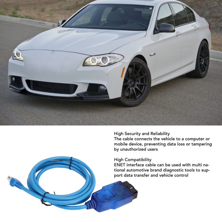 Cáp sạc tự chuẩn đoán enet để giao diện OBD Cáp di động với đèn LED cho ...