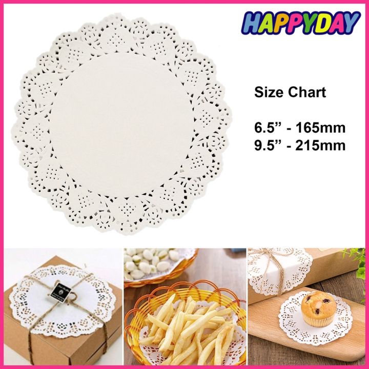 100pcs Cake Liner Paper Doily Doilies Doyleys Baking Supplies 1264xx ...