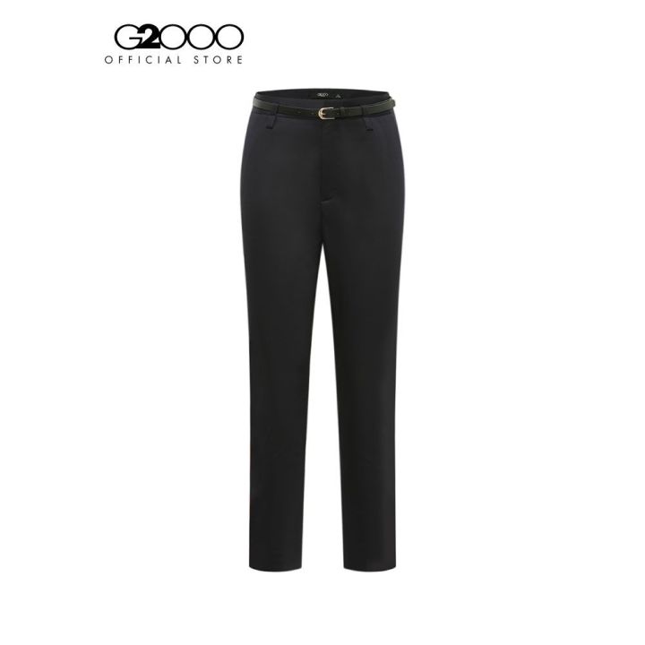 G2000 กางเกงขายาวสำหรับผู้หญิง ทรง Cropped Cigarette Shape รุ่น ...