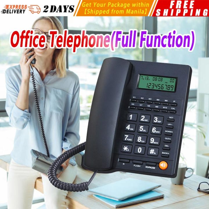 L019 Big Button Telephone for Eldly Crystal Dialpad Landline Trade Call ...