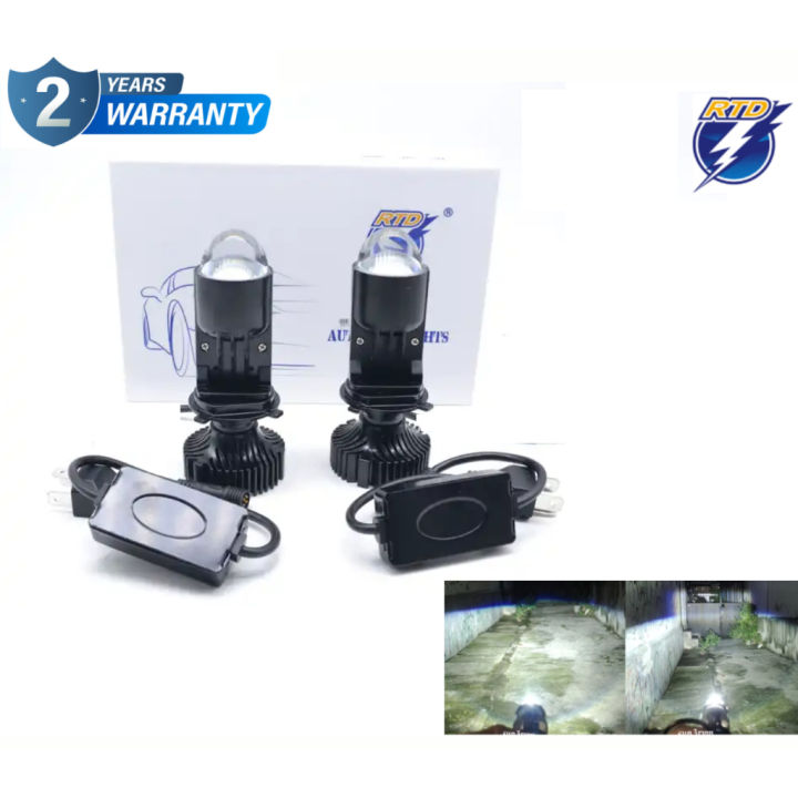 RAYTON RTD M01X 6000K Car Mini H4 LED Headlight Projector Auto Headlamp ...