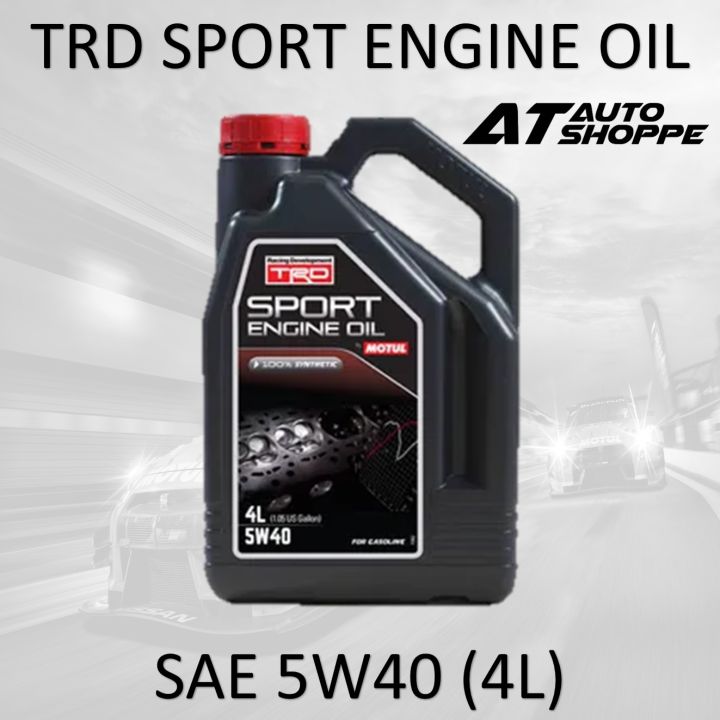 MOTUL TRD SPORT ENGINE OIL 5W40 (4L) | Lazada