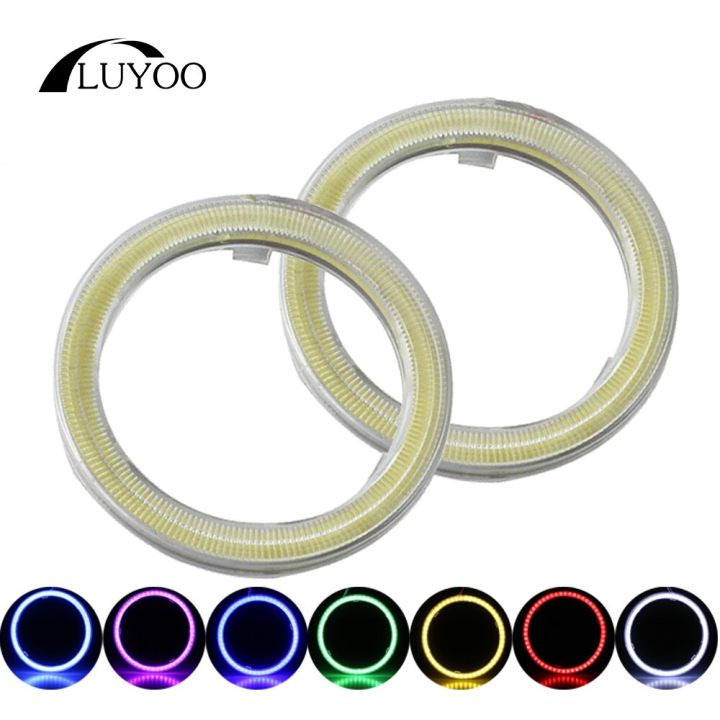 1pair Bright DRL LED Halo Ring Angel Eyes 60/70/80/90/100/110/120mm LED ...