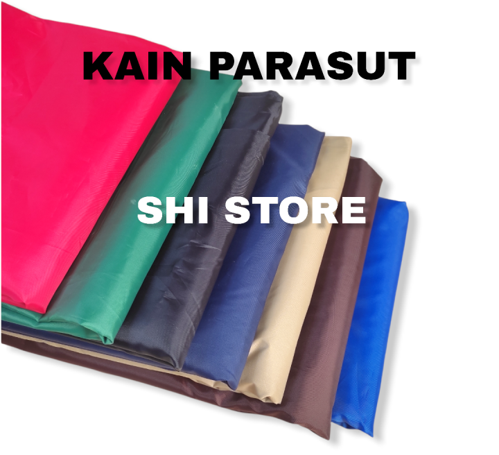 SHI - Kain Parasut Waterproof Lebar 150 cm/ Kain Anti Air / Kain ...