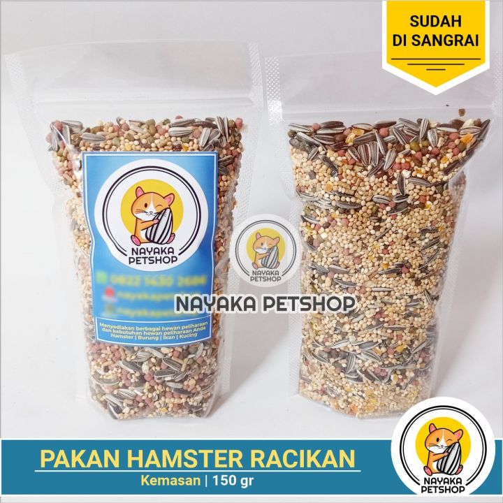 Makanan Hamster 150 gr Hamfood Pakan Hamster Racikan Murah | Lazada ...