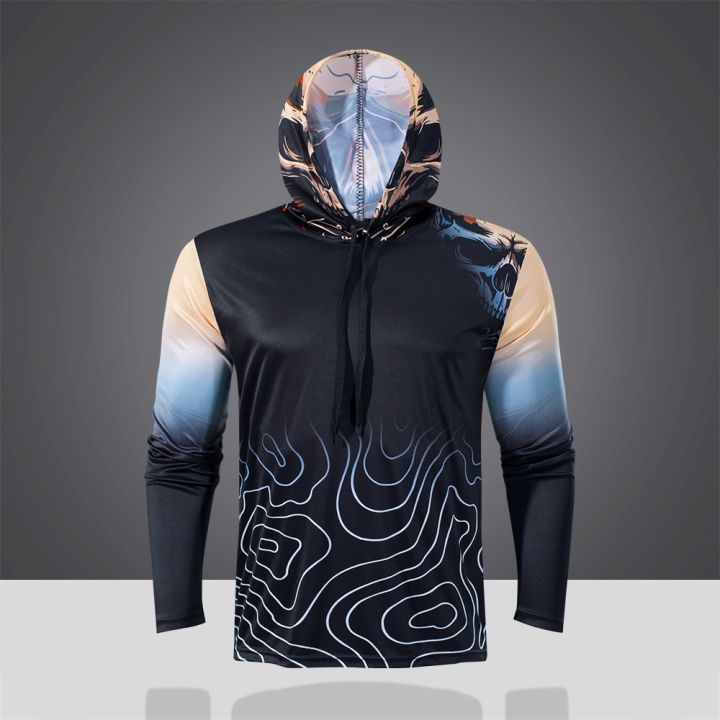 Motorcycle jersey Hood Full Sublimation Longsleeve Shirt cycling Hoodie ...