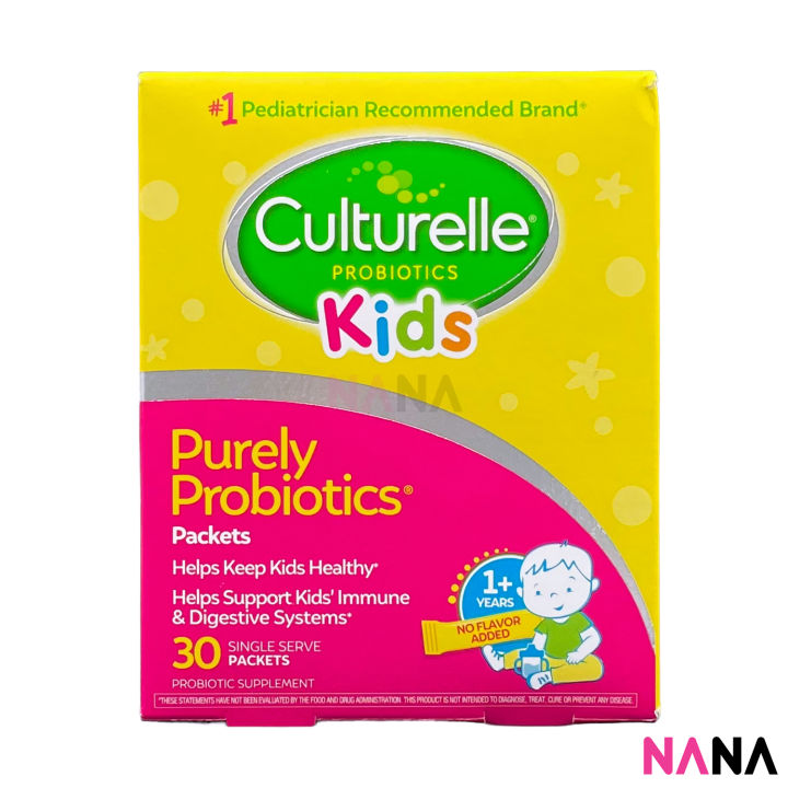 Culturelle Kids Packets Daily Probiotic Formula Supplement (30 Single ...