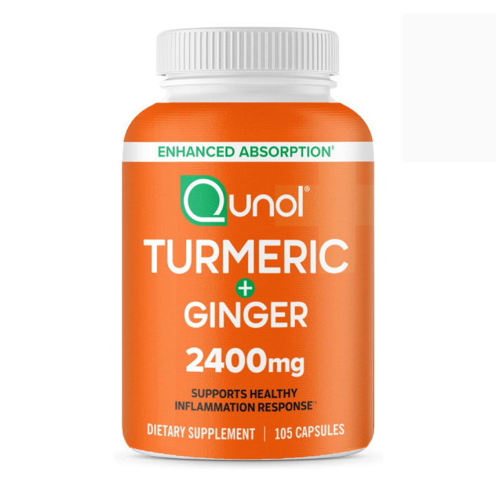 Qunol Turmeric + Ginger 2400mg Supplement (105 Capsules) | Lazada PH