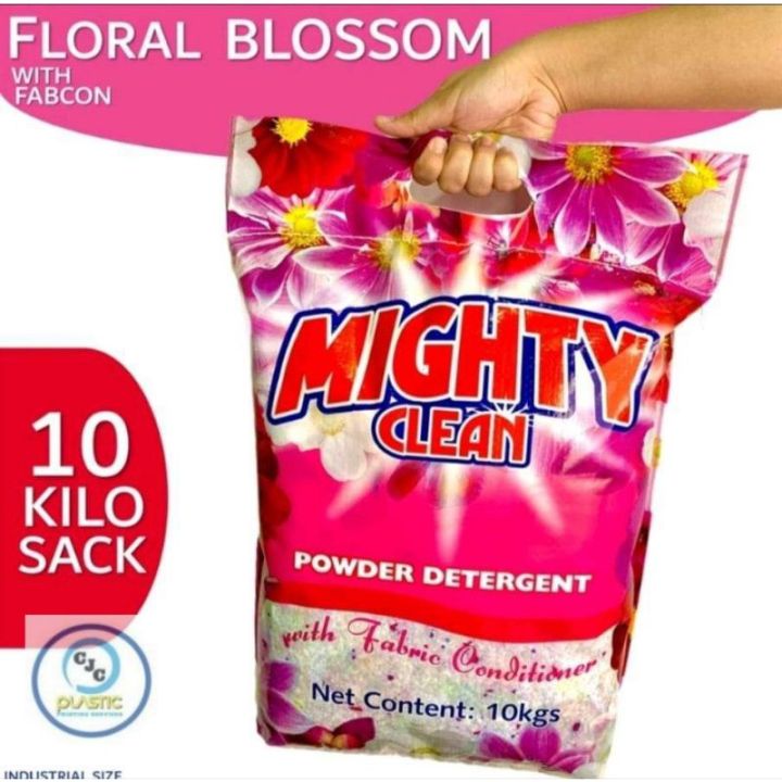 [10kg] Mighty Clean Powder Detergent with fabric conditioner | Lazada PH