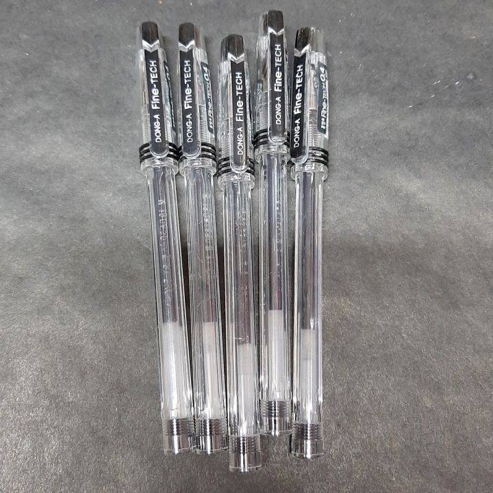 Dong-A FINE TECH Black Blue Ballpen in 0.2 0.3 0.4 | Lazada PH