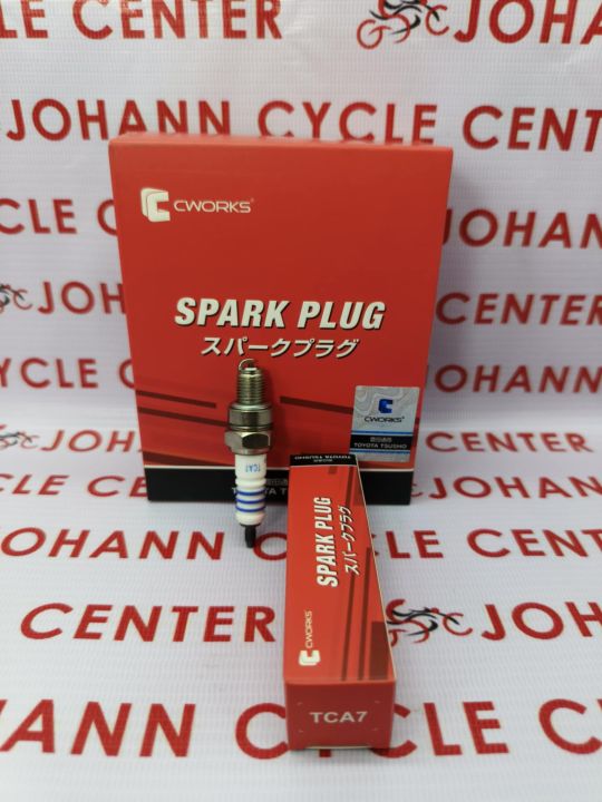 CWORKS Spark Plug (TCA7) for Click 125i/ Mio Sporty/ Mio 125i/ Wave100 ...