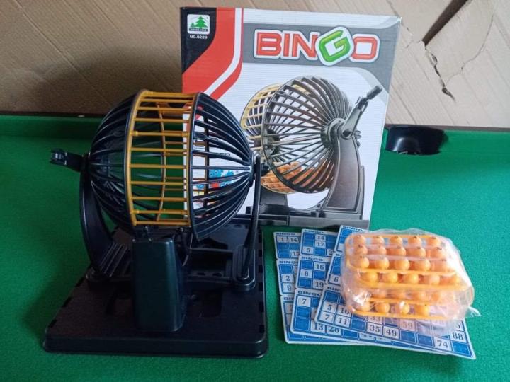 BINGO SET/WITH AUTOMATIC BINGO BALL/ROLLER BINGO SET | Lazada PH