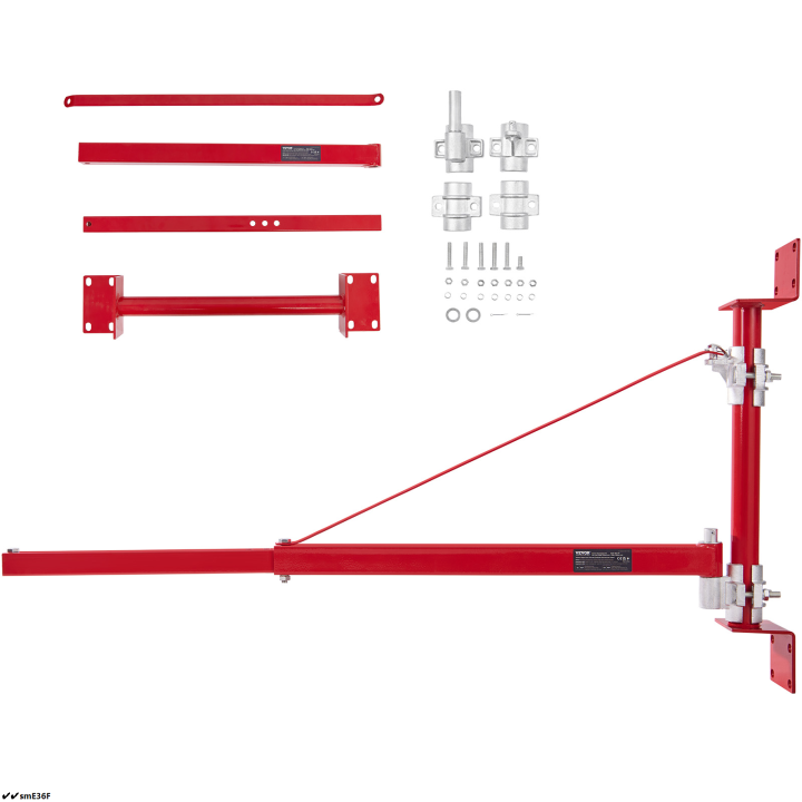 D SucceBuy Electric Hoist Support Arm Swing Holder with Pole Steel ...