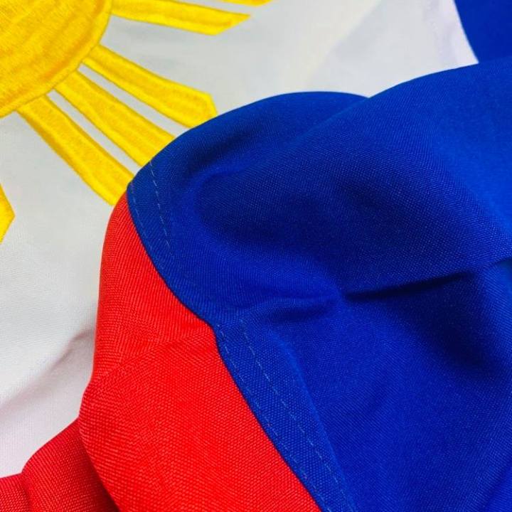 Philippine Flag (Watawat) Fabric/Embroidered 3ft x 5ft | Lazada PH