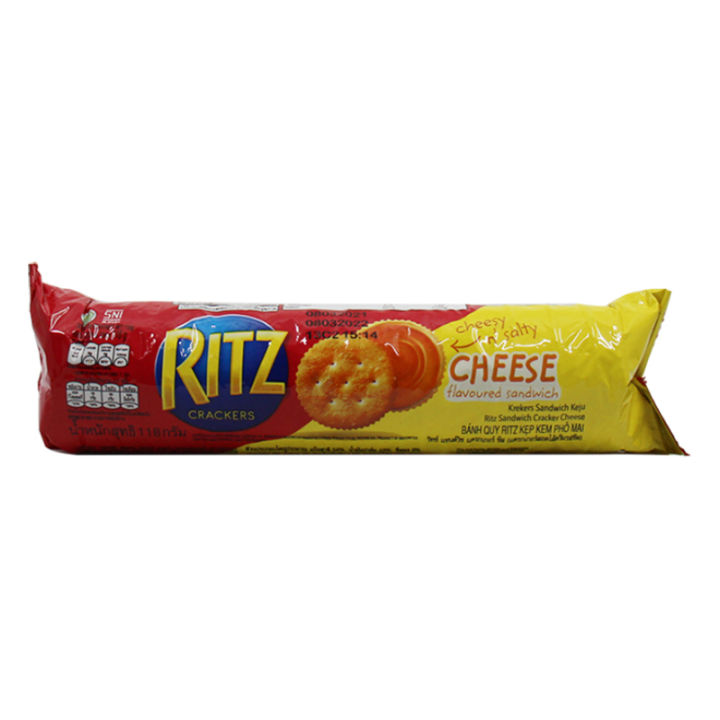 Ritz Cheese Flavoured Sandwich Crackers 118g | Lazada PH