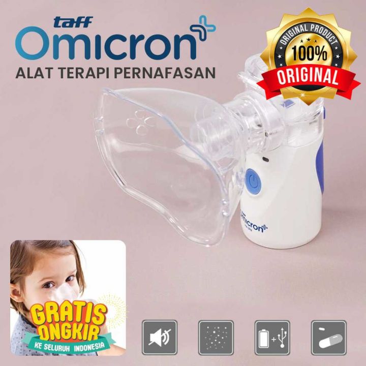 TaffOmicron Alat Terapi Pernafasan Asma Inhale Nebulizer - YM-3R9 Original Produk | Lazada Indonesia