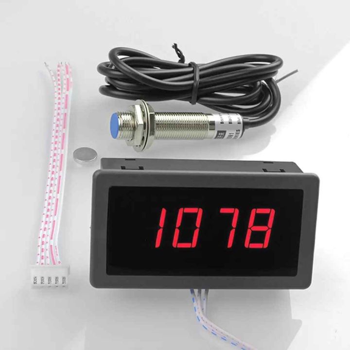 อุปกรณ์วัดรอบ Digital Tachometer RPM Speed Hall Switch Sensor | Lazada ...