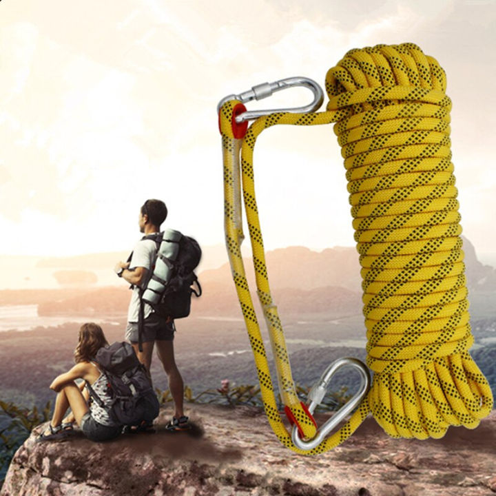 ASIAON 10mm Diameter Thick Safety Rope Climbing Rappelling Rescue ...