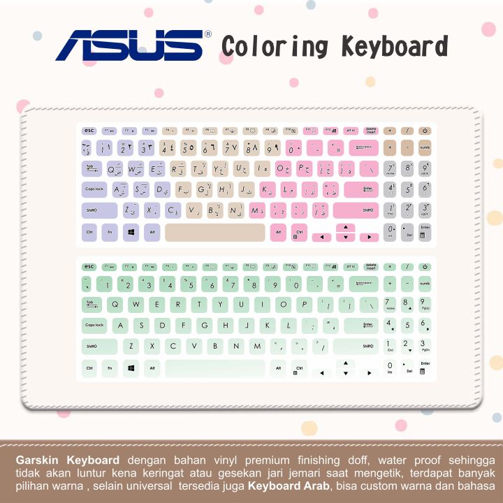 ASUS Stiker Keyboard | Universal Keyboard Garskin Laptop | Lazada Indonesia