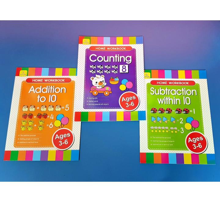 Educational Math Home Workbook Activity Books for Children Kids ...