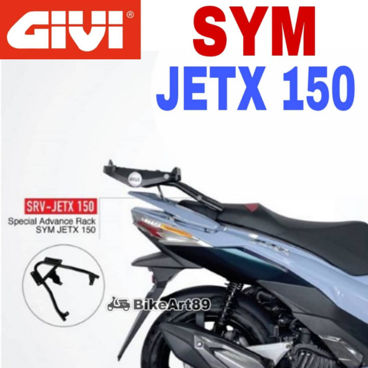 Monorack Givi Heavyduty Advance Rack SYM JETX 150 Black 100% Original ...