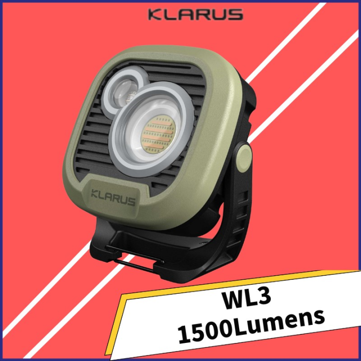 Klarus WL3 1500Lumens Rechargeable Camping Lantern 1500Lumens 4 Color ...