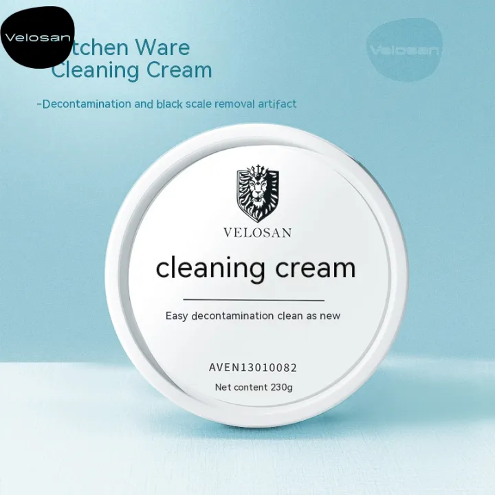 VELOSAN Kitchen Ware Cleaning Cream 230g Cookware Pot Bottom Cleaner ...
